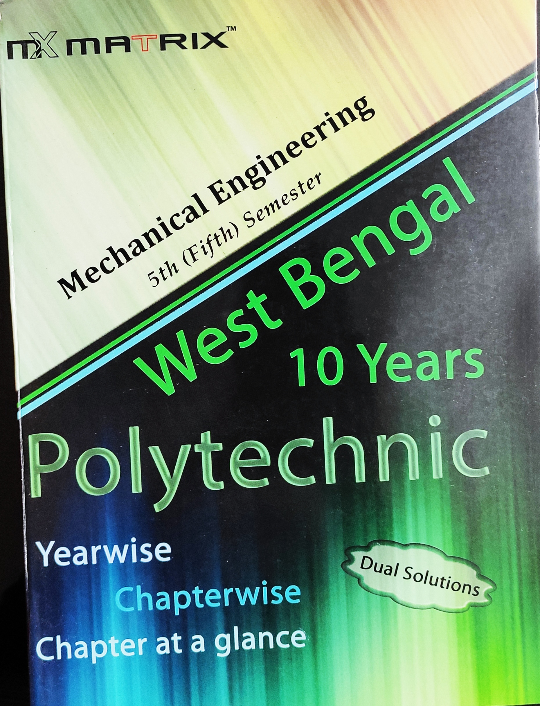 ME 5th Semester MATRIX (Polytechnic) Organizer 2024